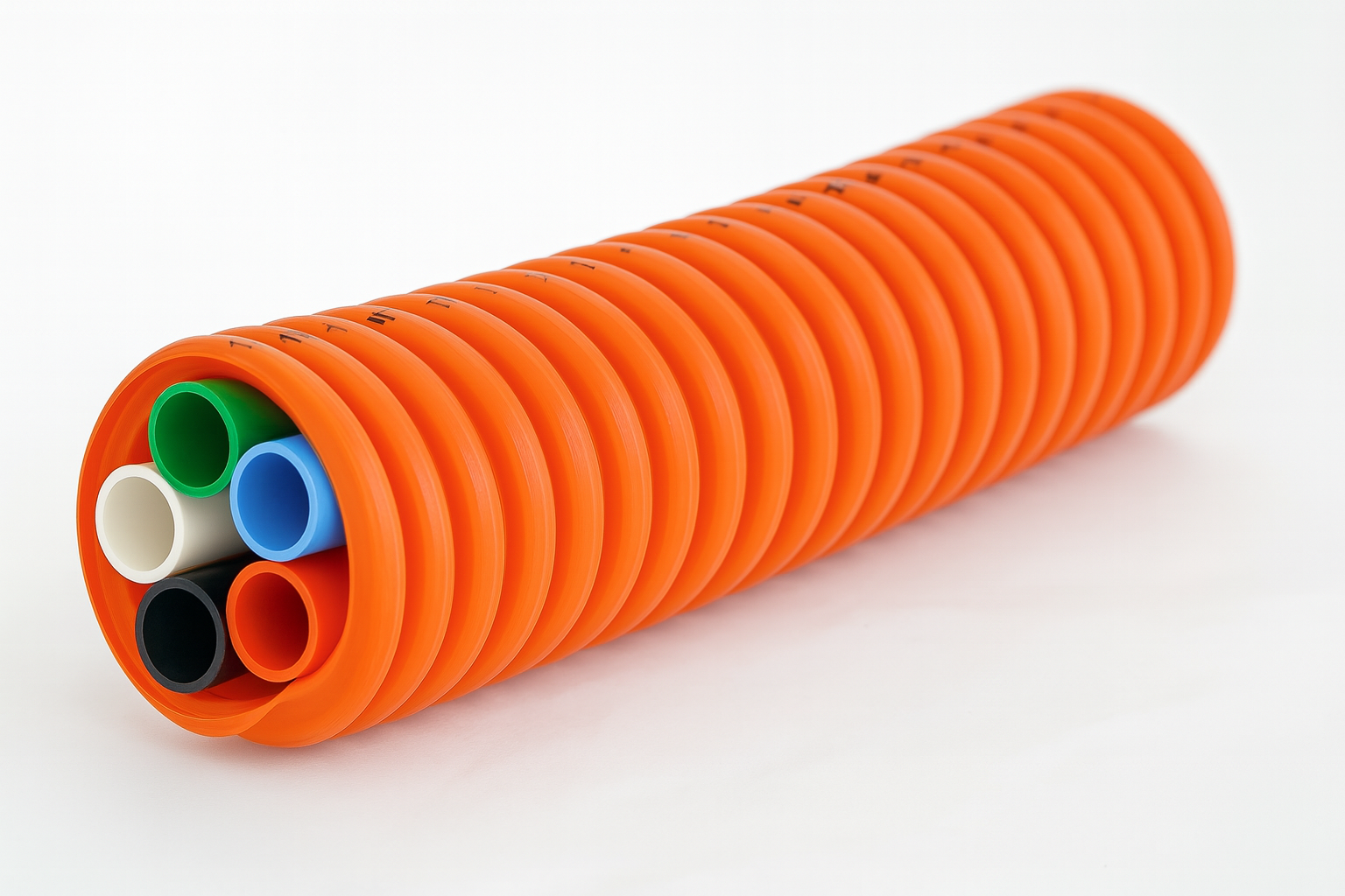 HDPE Corrugated Duct 110 mm OD, With 5 Sub-ducts, 33 mm OD - Saudi Ducts